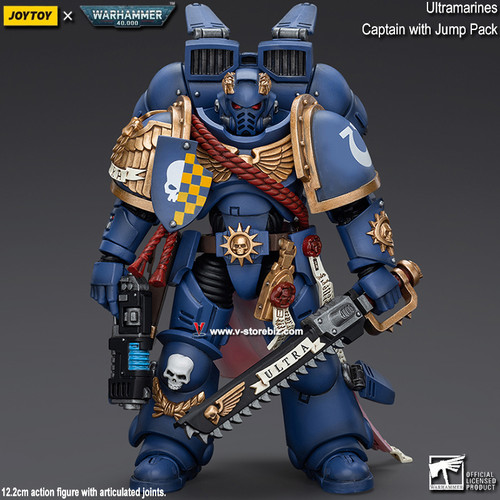JOYTOY Warhammer 40K: Ultramarines Captain With Jump Pack (JT1125) - V ...