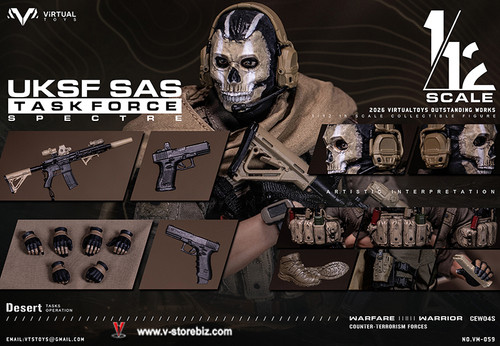VTSTOYS VM059 1/12 UK SAS Task Force Action Figure - V Store Collectibles