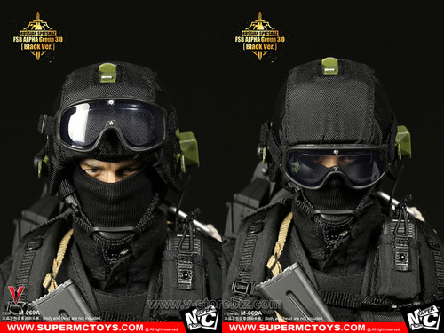 SuperMCToys Russian Spetsnaz FSB Alpha Group 3 (Black Ver.) - V Store ...