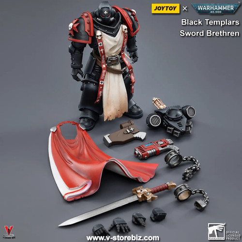 [SOLD OUT] JOYTOY Warhammer 40K: Black Templars Sword Brethren Eberwulf ...