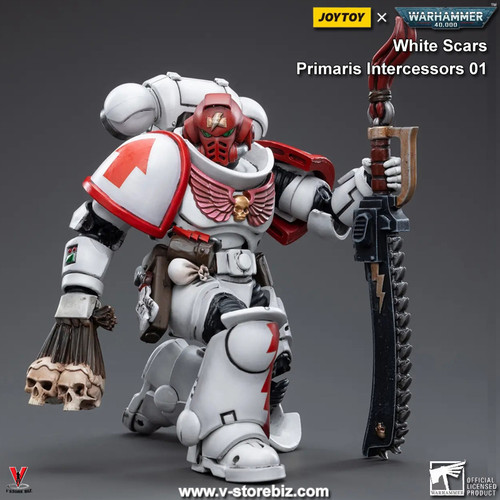 JOYTOY Warhammer 40K White Scars Primaris Intercessors Sergeant ...