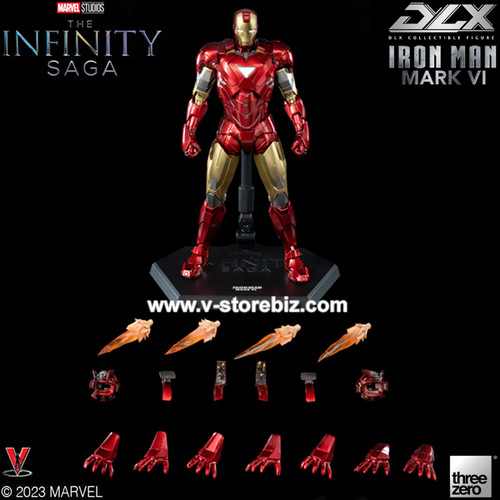 ThreeZero Marvel Studios: The Infinity Saga - DLX Iron Man Mk. VI - V ...