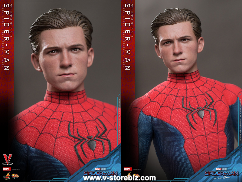 Hot Toys Mms679 Spider Man No Way Home Spider Man New Red And Blue