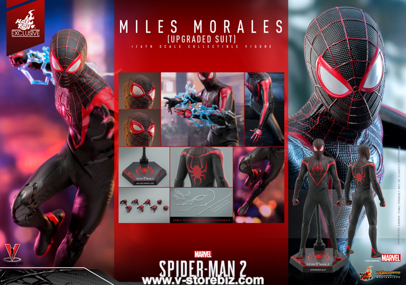 Hot Toys Vgm55 Marvel's Spider-man 2 - Miles Morales (upgraded Suit