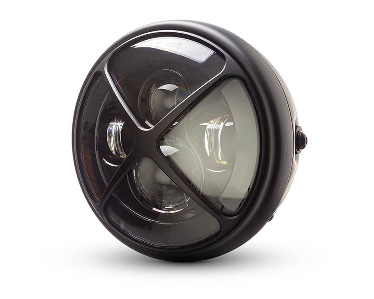 7 inch Headlight LED motorcycle | 7 inch Black Multi Projector LED | X ...