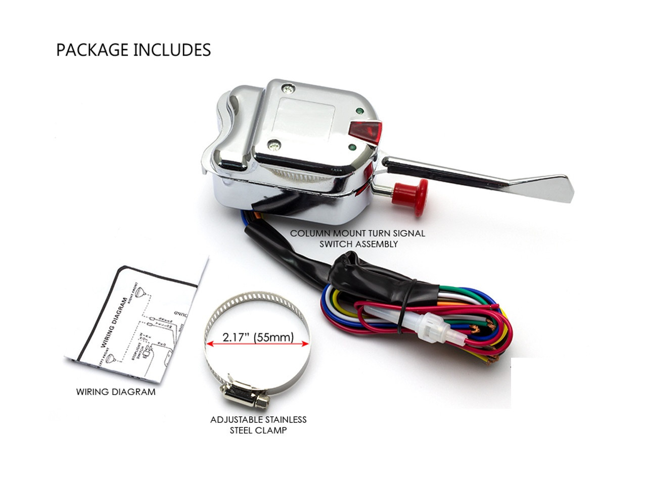 Universal Turn Signal Switch Wiring Universal Turn Signal Switch With