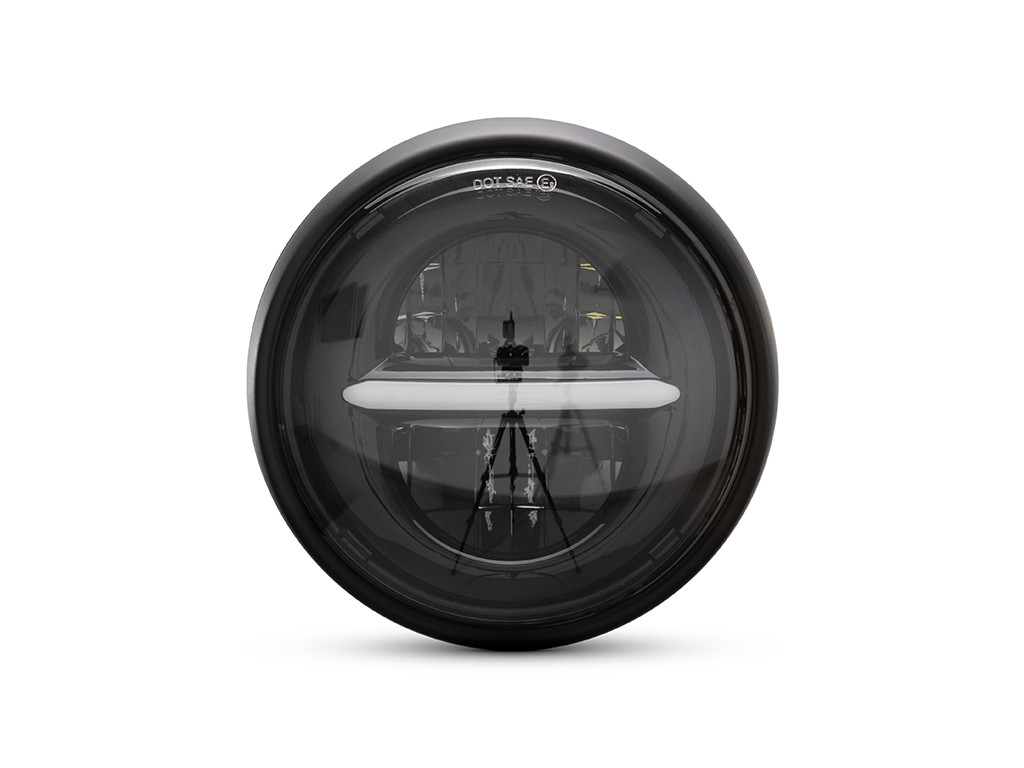 LED Teardrop Motorcycle Headlight GPS Speedometer | Simple Plug and Play