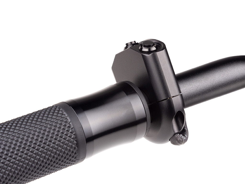 1" Black Billet Handlebar Mount Switch | Motorcycle | 3 Momentary Switches