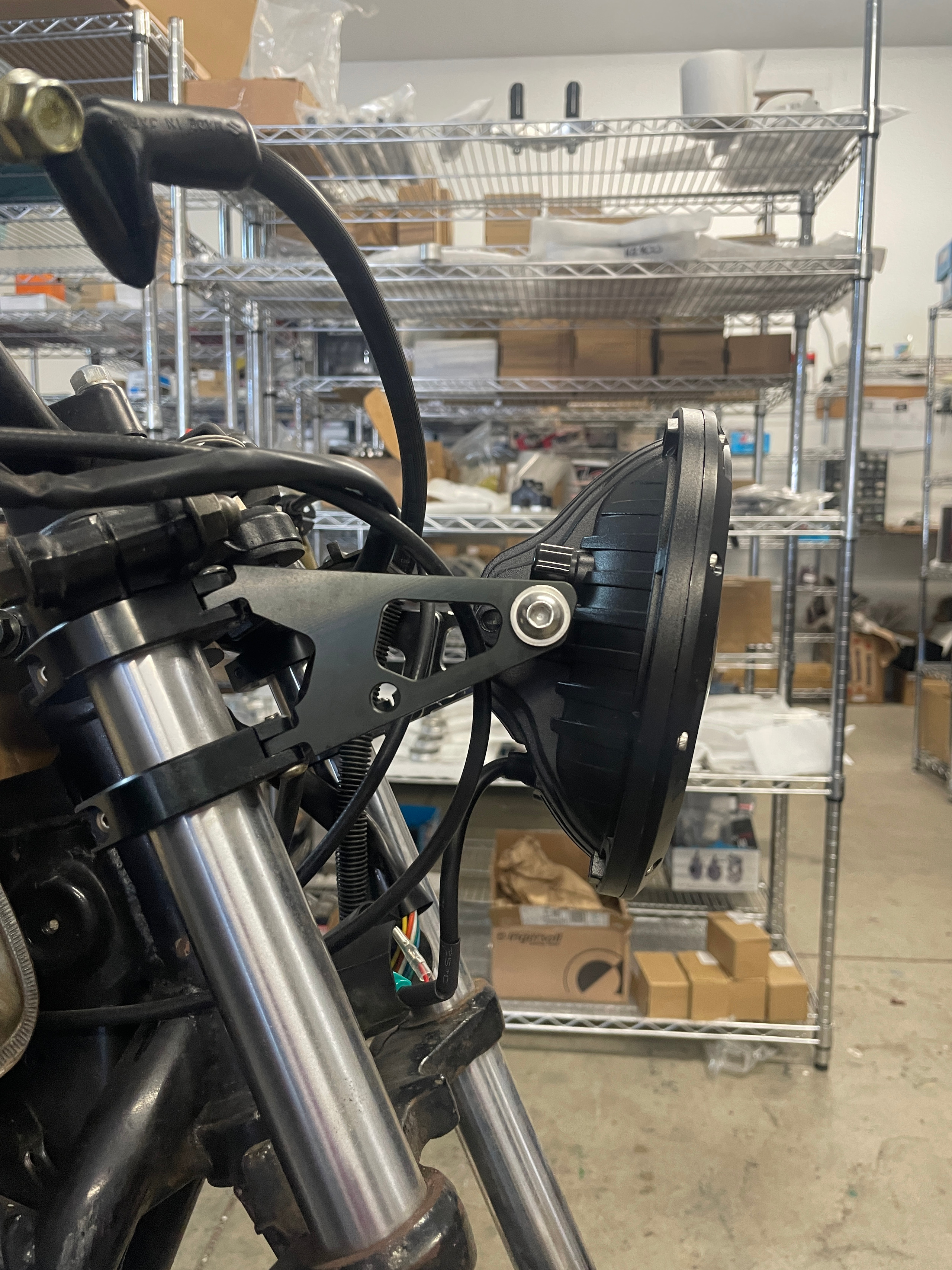 7 inch Headlight | Motorcycle LED Projector Headlight Lens | Integrated ...