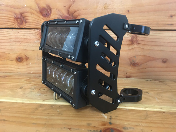 Motorcycle Dual Stacked Projector Headlight | StreetFighter Naked Bike ...