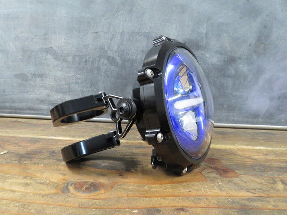 Motorcycle LED Headlight w/Brackets | DayMaker Dual Light Bar