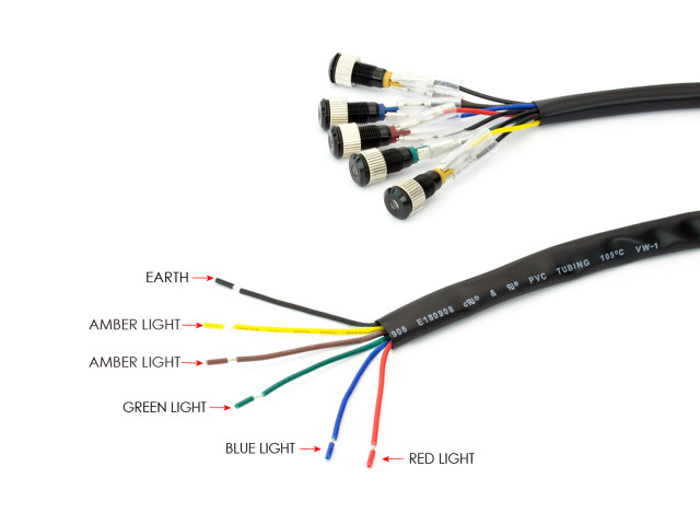 Motorcycle Gauge Light | Hot Rod Idiot Light | Gauge Cluster Light