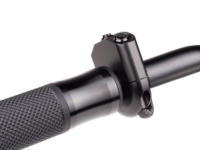 1" Black Billet Handlebar Mount Switch | Motorcycle | 3 Momentary Switches