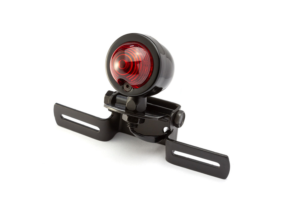 Solid Brass Mini Flush Mount Motorcycle LED Stop / Tail Light