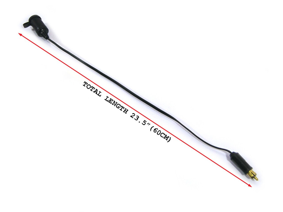 Motorcycle 12v Power Adapter Cable | BMW | Triumph | Hella Style Connector
