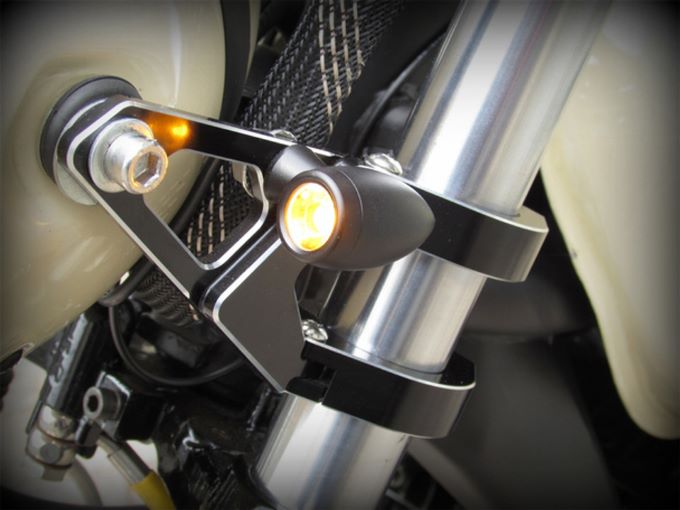 Shorty Hinged Motorcycle Headlight Brackets | Easy to Install | 32mm to ...