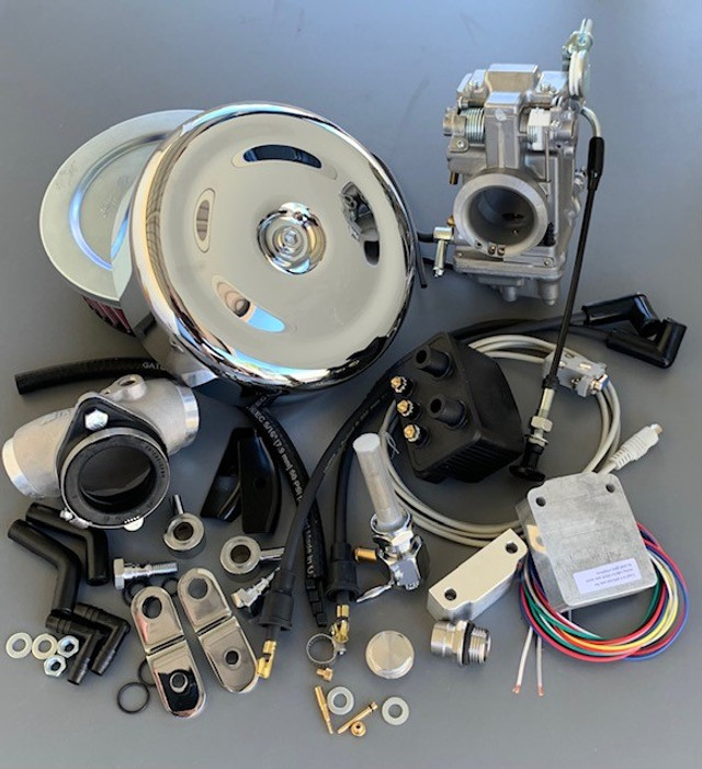 Harley Davidson Twin Cams EFI Injection to Mikuni HSR 42-48 Kits Now ...