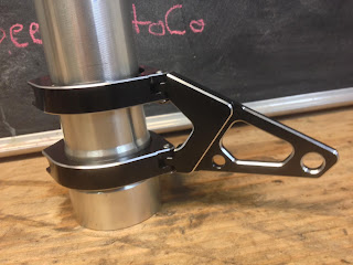 Shorty Hinged Motorcycle Headlight Brackets | Easy to Install | 32mm to ...