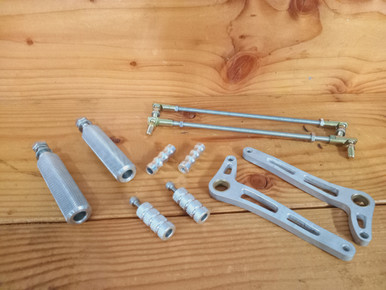 DIY Universal Solid Motorcycle Rearset | Cafe Racer Bratstyle | Custom ...