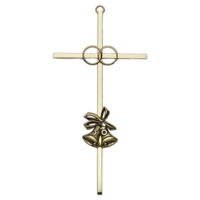 Gold 50th Anniversary Wedding Cross