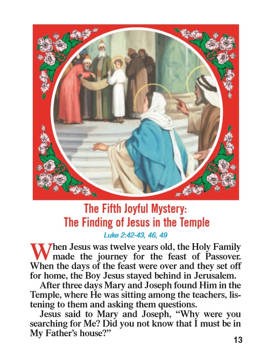 St. Joseph Picture Book Series: Scriptural Rosary for Children 526