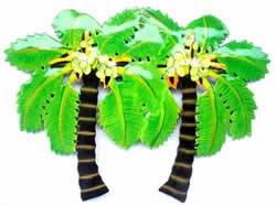 Double Palm Wall Art