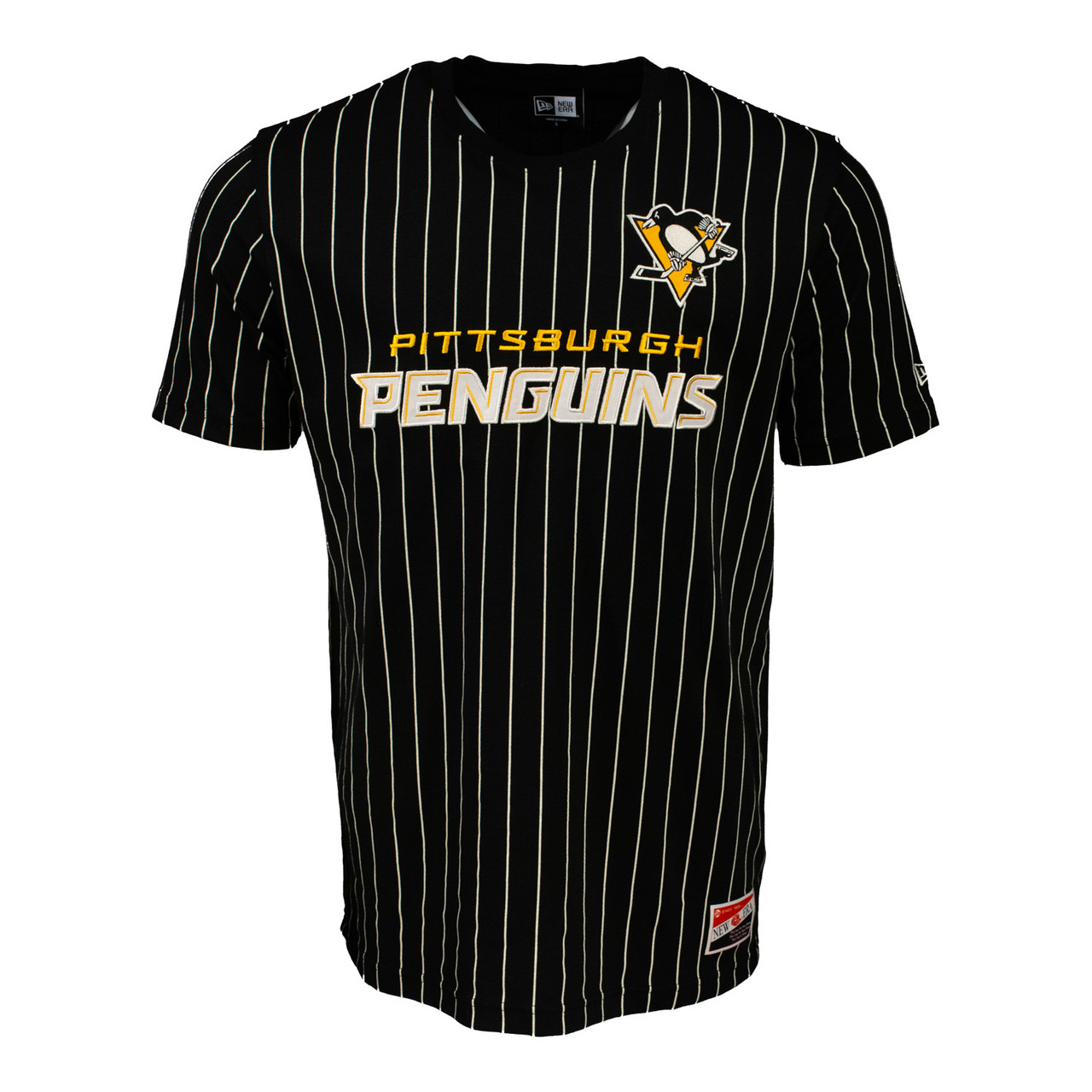 Pittsburgh Penguins Vertical Stripe T-Shirt