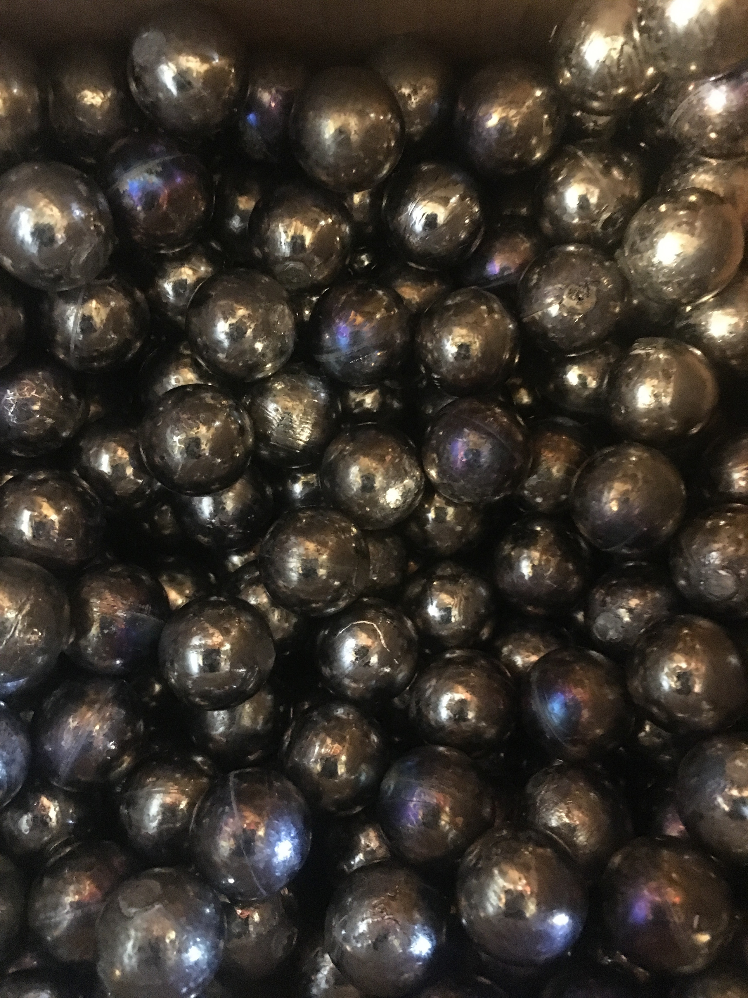 60 Cal Round Ball (.600) - Cast - 100% lead or Hardcast Lead