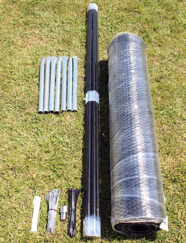 8' x 100' Steel Hex Web Fence Kit