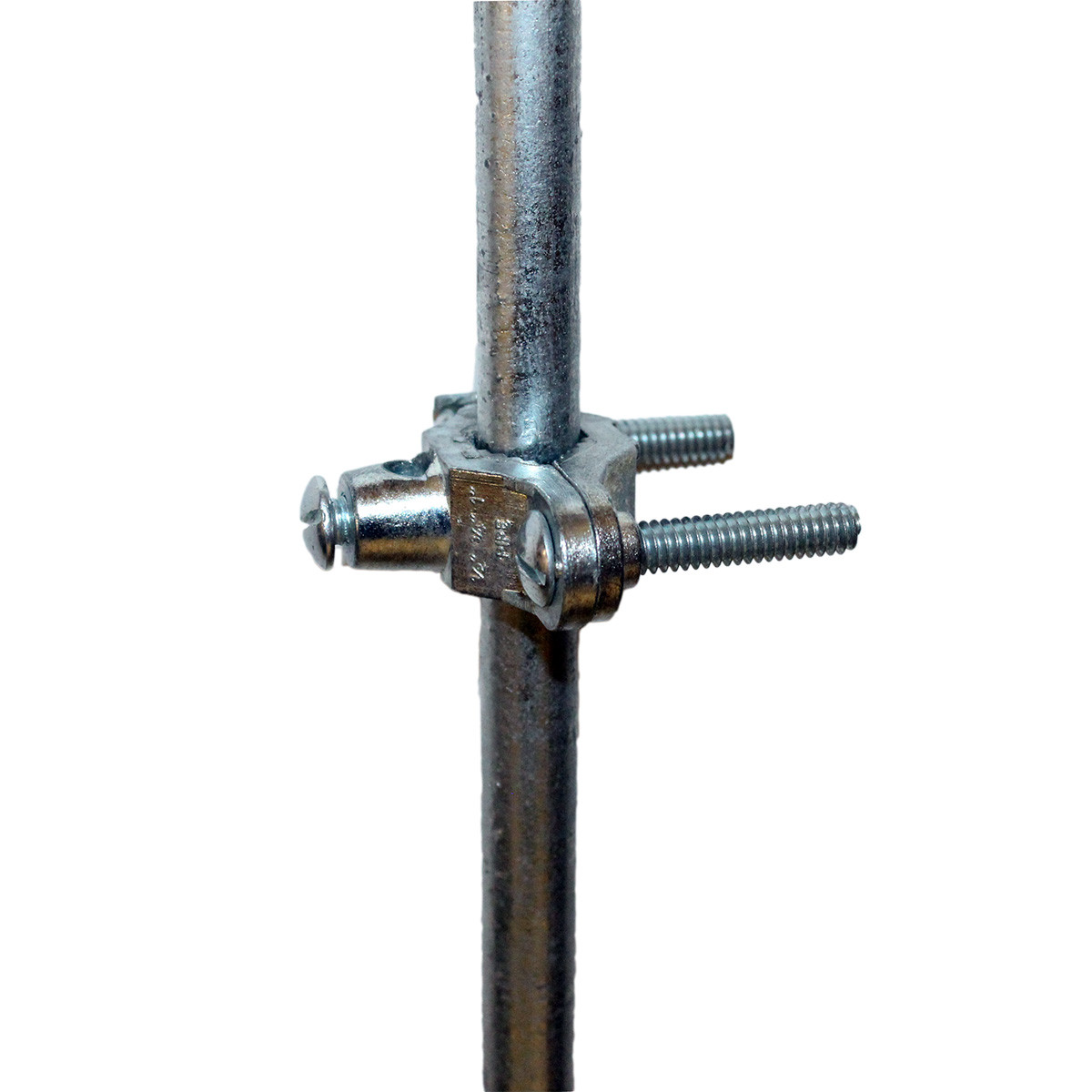 Galv Steel Ground Rod W/ Clamp - 4' - DeerBusters.com