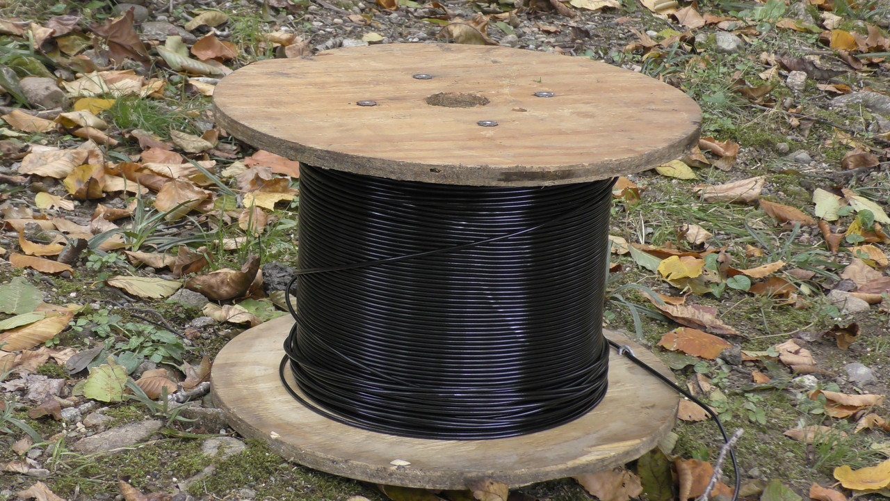 8-ga. Black Monofilament Tension Wire - 333'