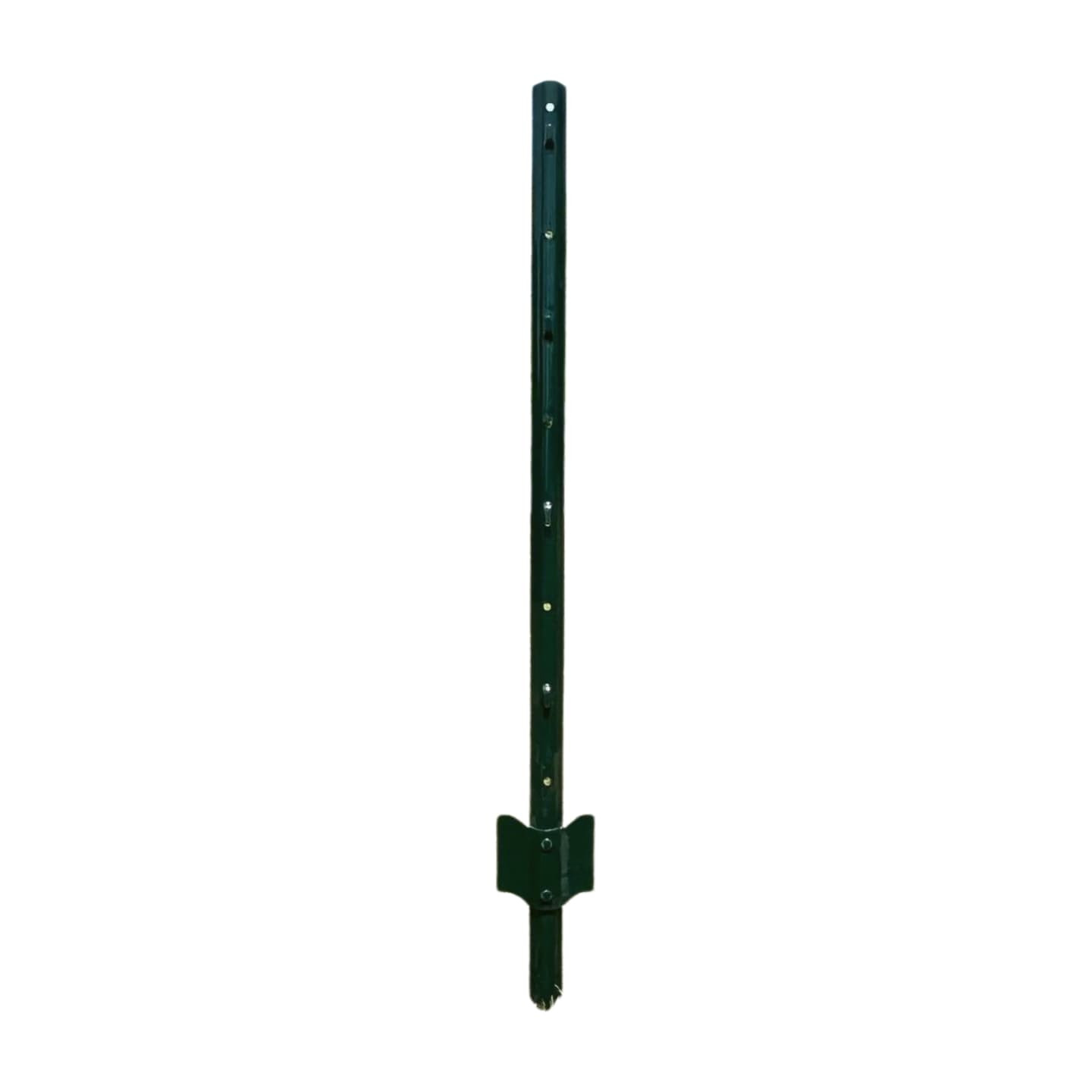 10' T-Post Studded 1.33 lb/ft Painted Green - DeerBusters.com
