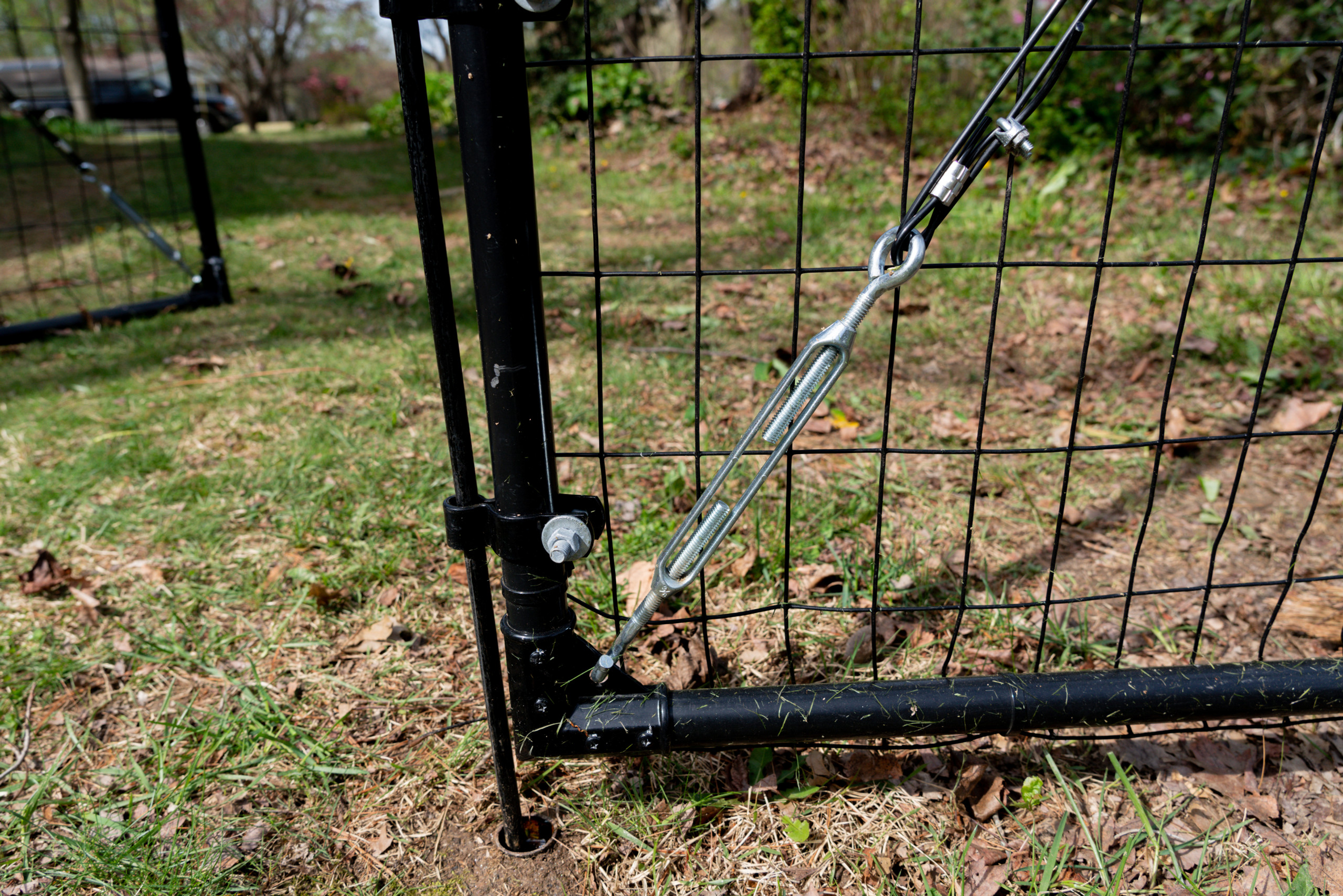 Dual Driveway Gate For 6' Deer Fence - DeerBusters.com