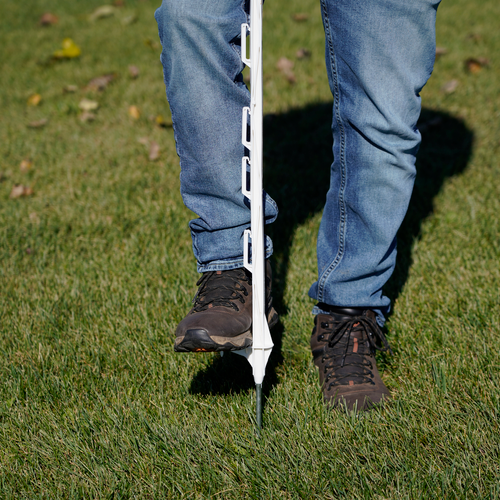 4' Step-in Electric Fence Posts White - 50 pk