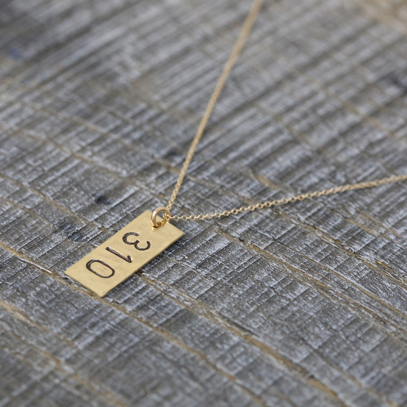 Area Code Necklace - m.florita jewelry at From Nashville With Love