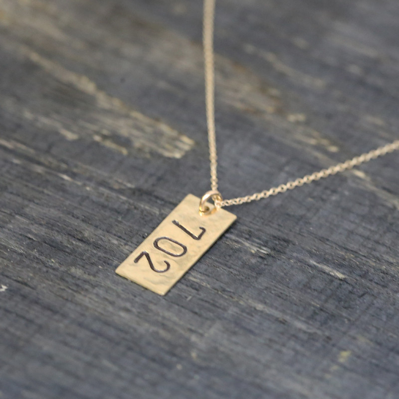 Area Code Necklace - m.florita jewelry at From Nashville With Love