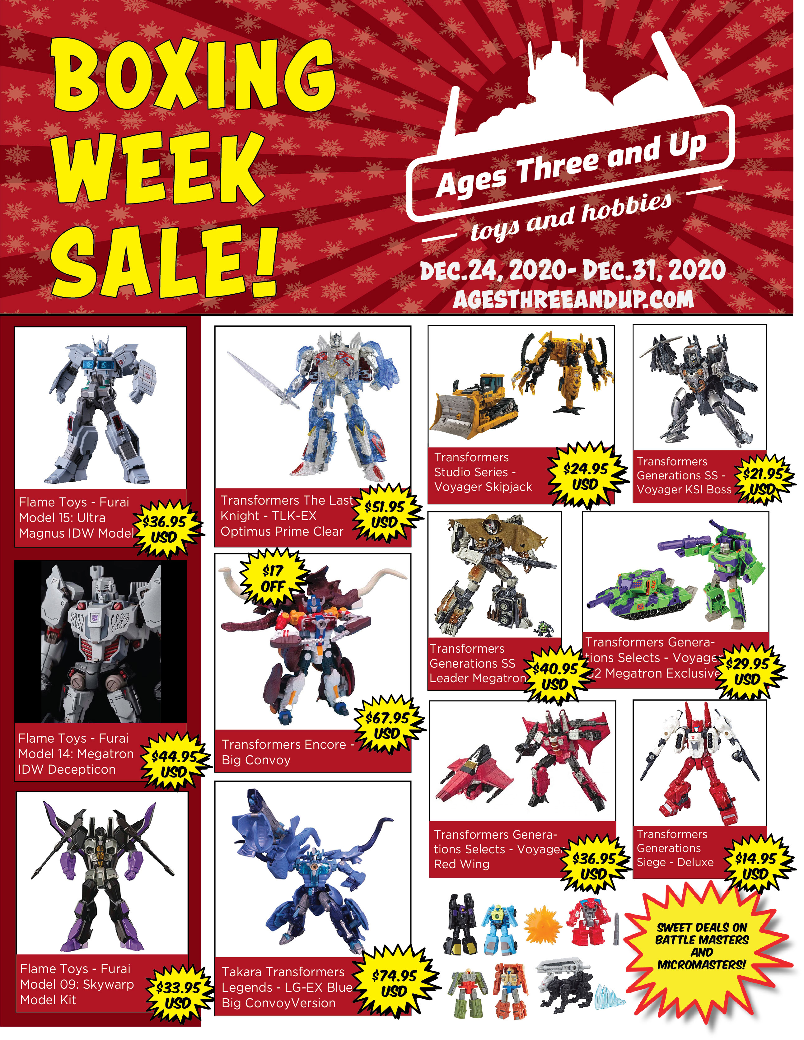 Ages Three And Up's Boxing WEEK Sale 2020! - Ages Three And Up