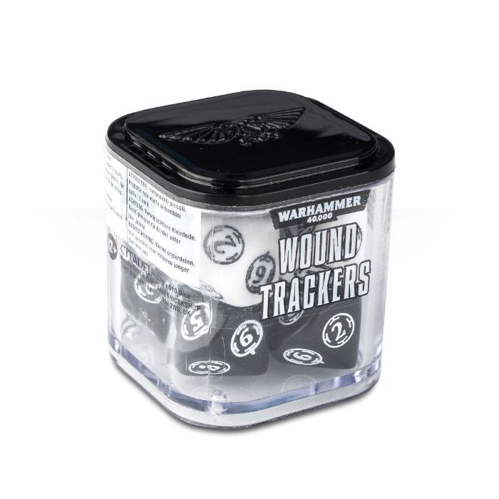 Warhammer 40k: Wound Trackers( White and Black) - Cardhaus Games