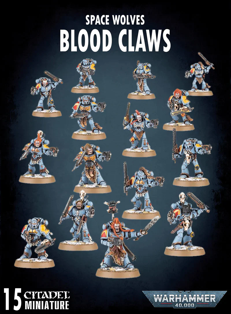 Space Wolves Blood Claws - Cardhaus Games