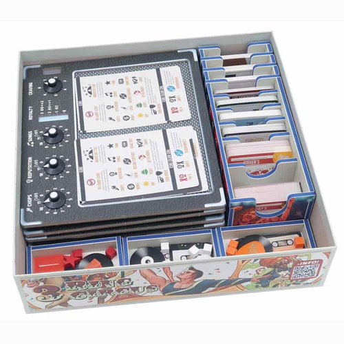 Box Insert: Color - Rock Hard 1977 - Cardhaus Games