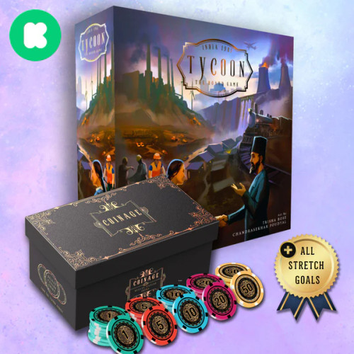Tycoon: India 1981 - Deluxe (with Coinage Poker Chips) - Cardhaus Games