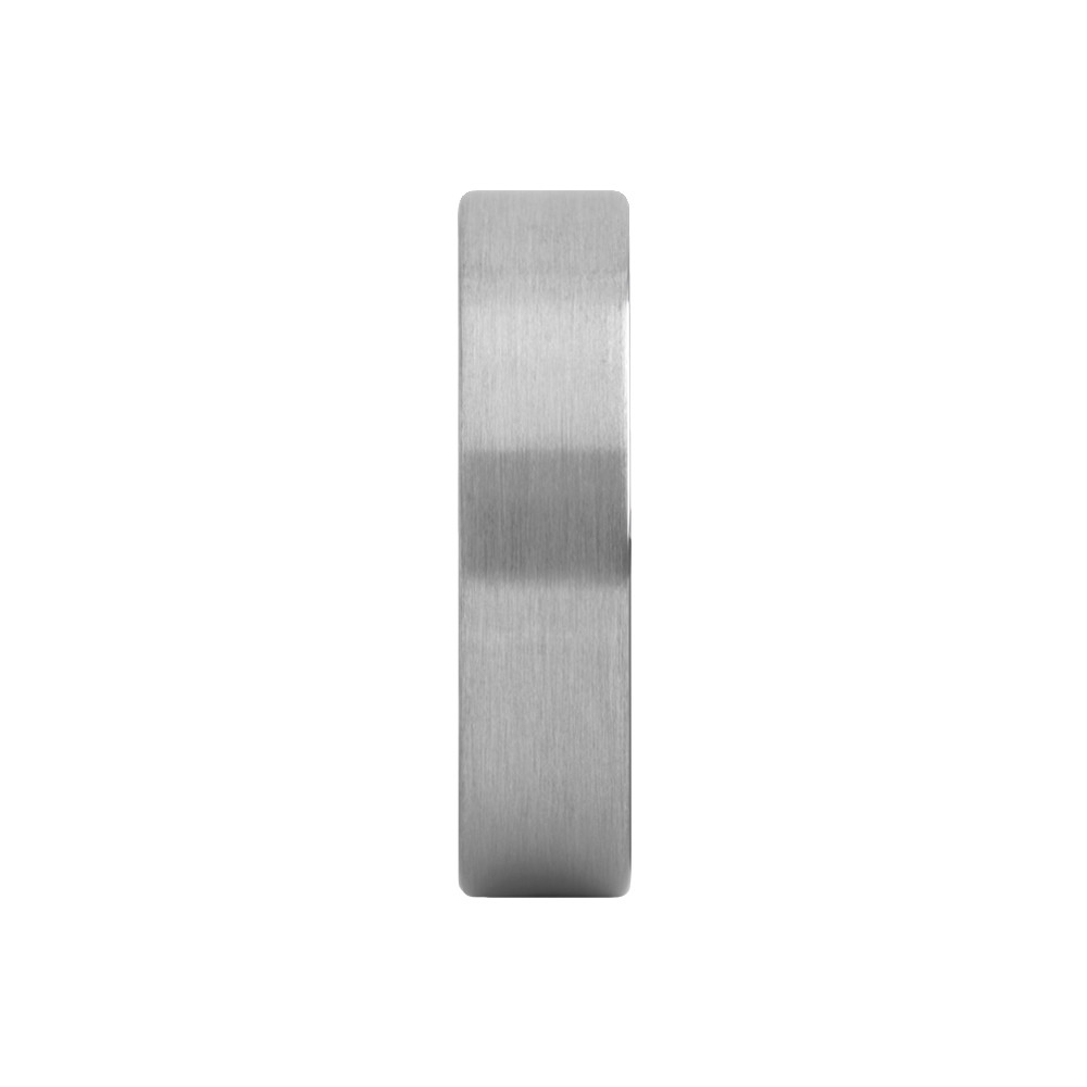 Chinese Hero Calligraphy Character Brushed Tungsten Wedding Ring ...