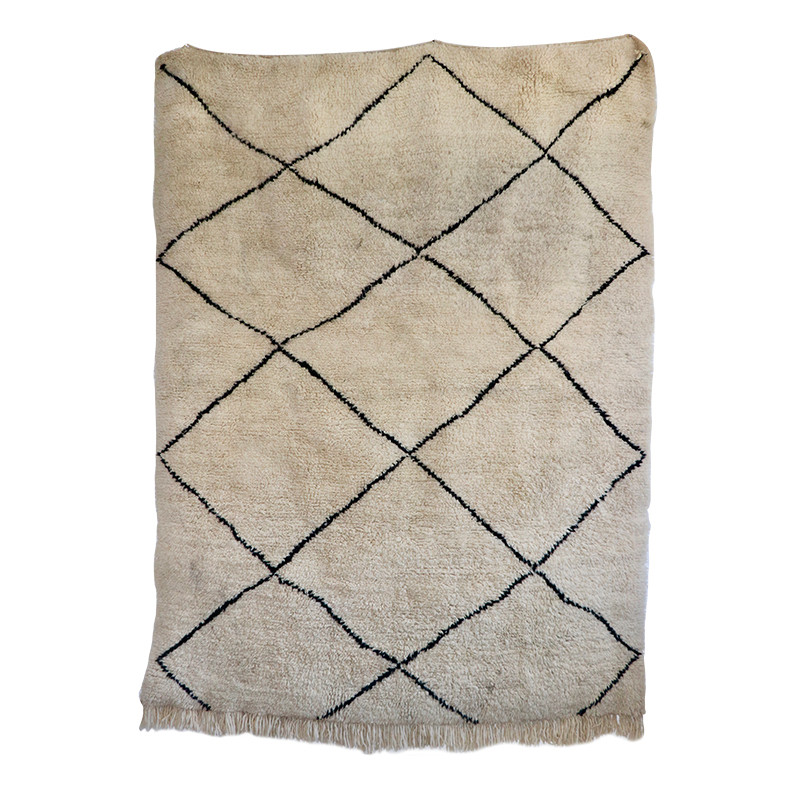 Beni Ourian Rug | Moroccan Pillow | Sheherazade® Home