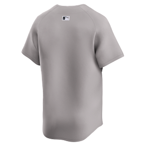New York Yankees Mens Grey Nike Limited Team Road Jersey