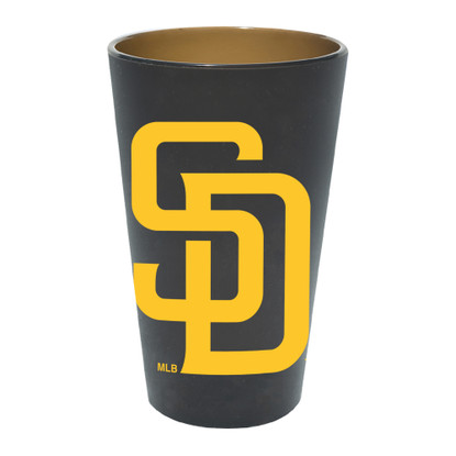 San Diego Padres Brown 16 oz Silicone Cup with Gold Team Logo by Wincraft