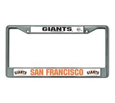 San Francisco Giants License Plate Chrome Frame