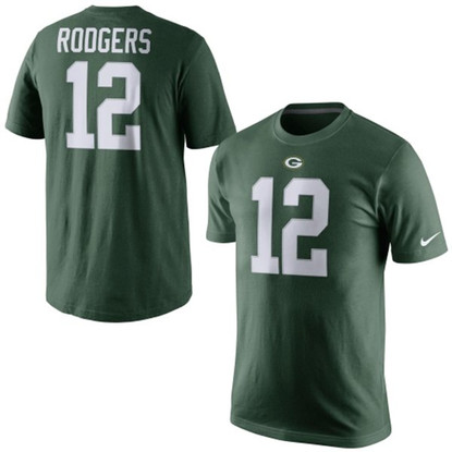 Green Bay Packers Aaron Rodgers Player Pride Nike T-Shirt