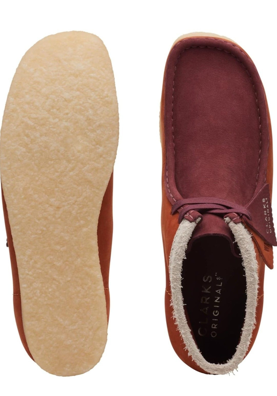 Clarks Wallabee-Dark Orange combo - GQ Gentlemen's Quarters Fashion By GQ