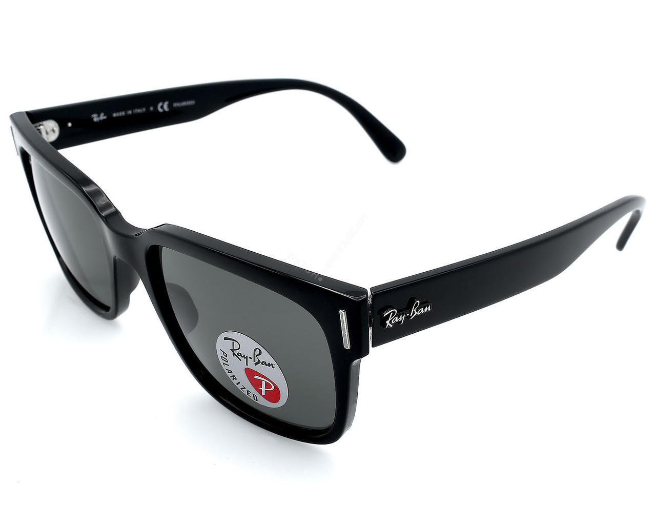 RAY-BAN Jeffrey Square Black Frame Men's Sunglasses RB2190 901/58 ...