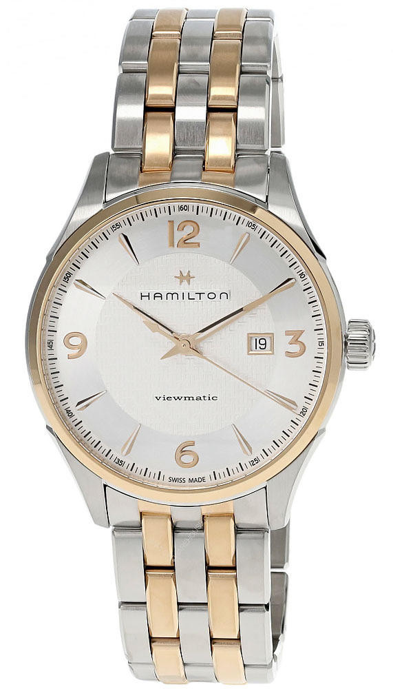 HAMILTON Jazzmaster Viewmatic 44MM AUTO 2-Tone Watch H42725151 | Fast ...